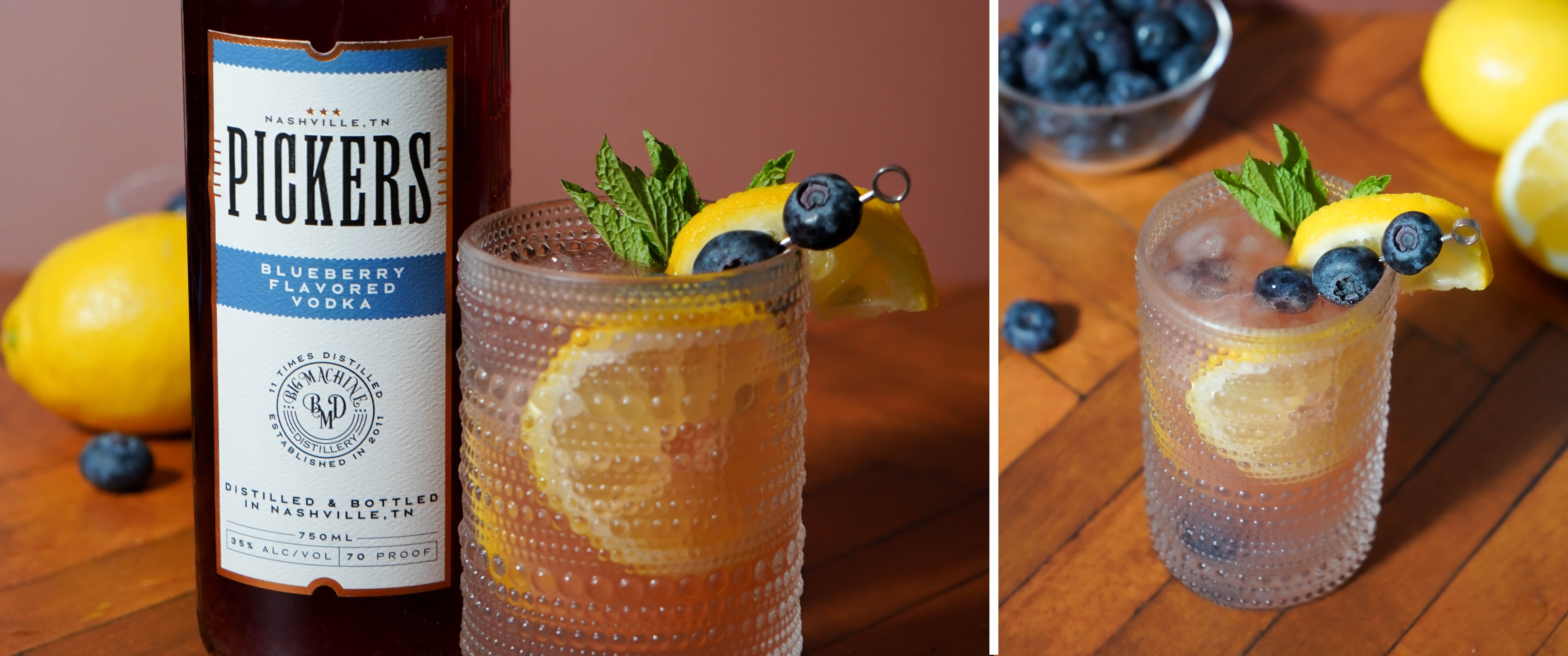 Lemon and Blues – Pickers Vodka